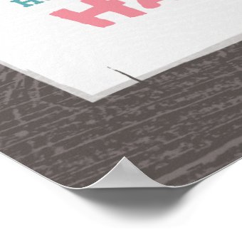 Purple Tipi Camping Birthday Poster | Zazzle