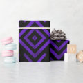 Purple Tribal Geometric Bold Afrocentric Wrapping Paper | Zazzle