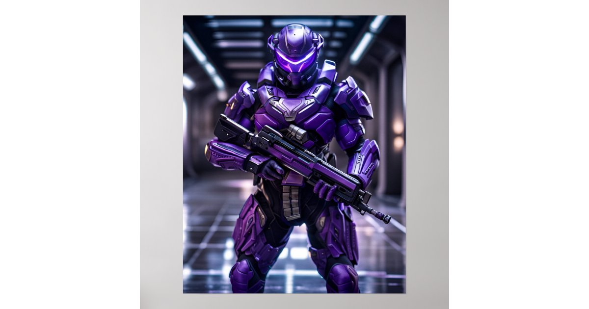 Purple Trooper Poster | Zazzle