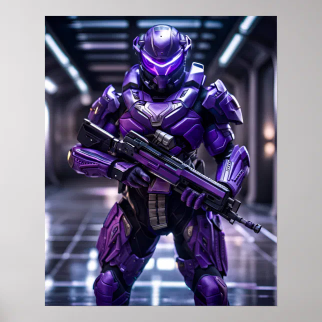 Purple Trooper Poster | Zazzle