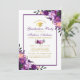 Purple Ultra Violet Graduation Party Invite PFP | Zazzle