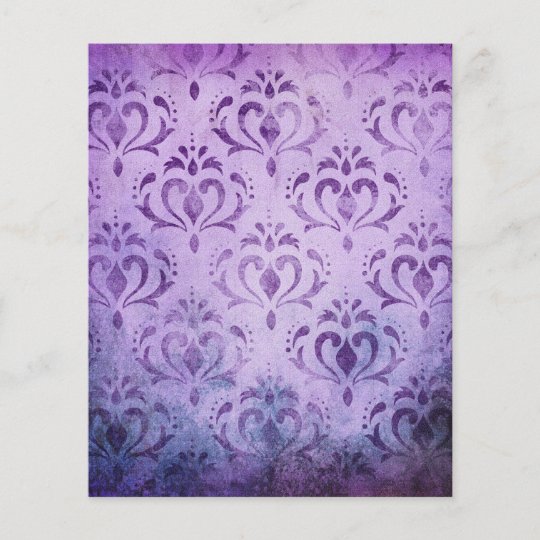 Purple Vintage Style Scrapbook Paper | Zazzle.com