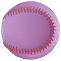 Purple Violet & Custom White Script Softball | Zazzle