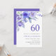 Purple Violet & Lavender 60th Birthday Party Invitation | Zazzle