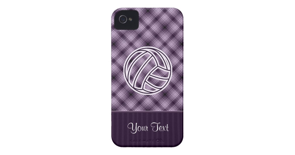 Purple Volleyball Case-Mate iPhone Case | Zazzle