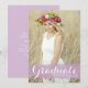 Purple Watercolor Splash Photo Graduation Invitation | Zazzle