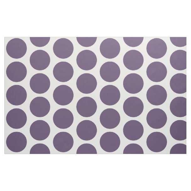 Big Polka Dot Pattern Fabric | Zazzle