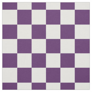 Checkerboard Pattern in Pink and Purple Fabric | Zazzle