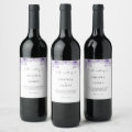 Purple wine bottle label Template | Zazzle