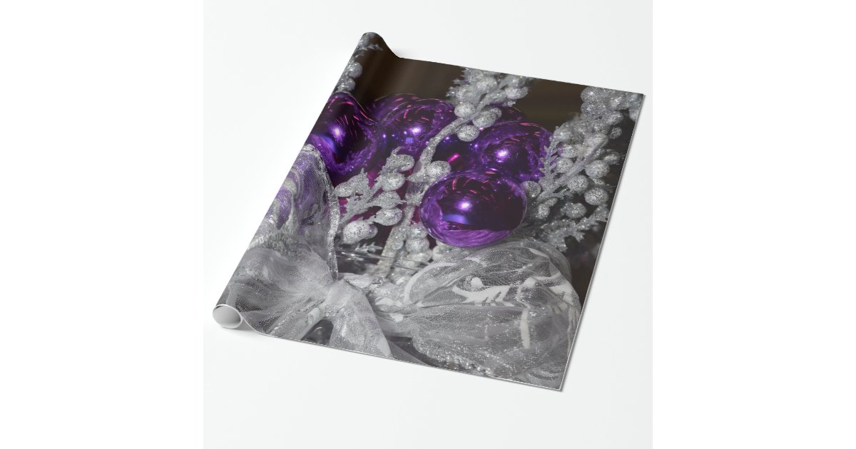 Purple Wrapping Paper | Zazzle