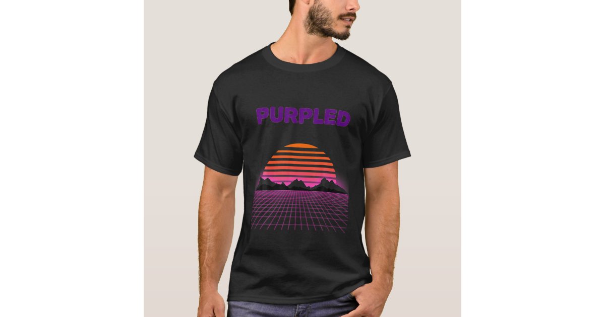 Purpled Vaporwave Merch T-Shirt | Zazzle