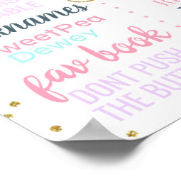 Purrfect Cat Kitty Birthday Party sign board | Zazzle