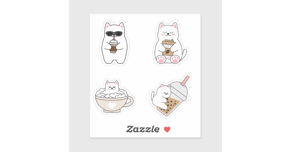 Purrfectly Adorable Cat Lovers Sticker | Zazzle