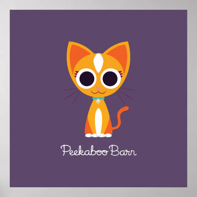 Purrl the Cat Poster | Zazzle