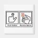 Push Button, Receive Bacon Magnet | Zazzle