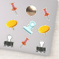 Push Pin Sticker Sheet | Zazzle