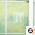 Push Pull Enter Exit Glass Door Sign White | Zazzle
