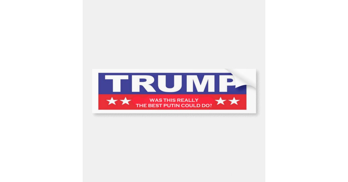 Putin Bumper Sticker | Zazzle