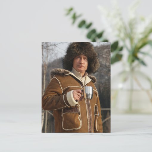 Putin Drinking! Postcard | Zazzle
