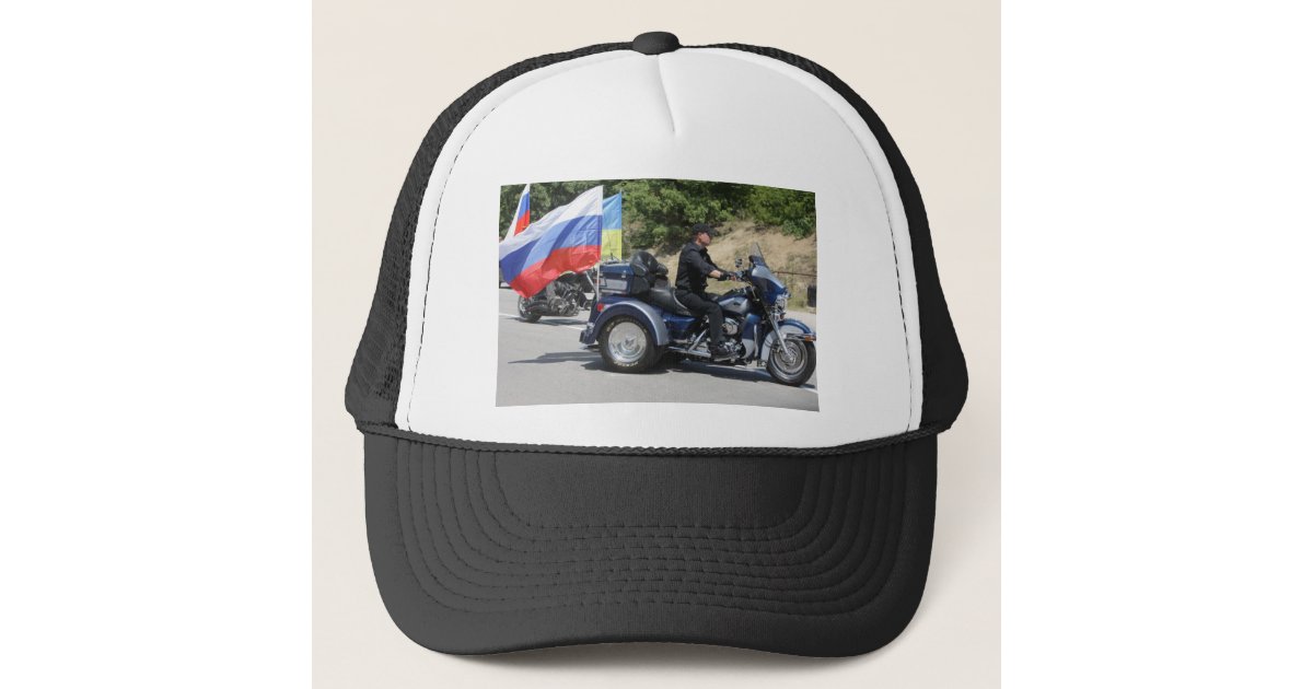 Putin rides a Trike! Trucker Hat | Zazzle