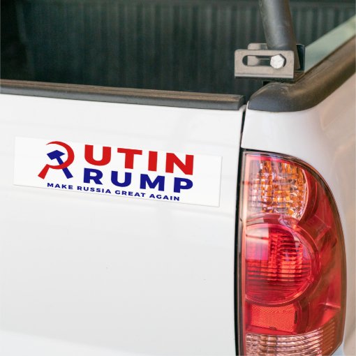 Putin/Trump Bumper Sticker | Zazzle