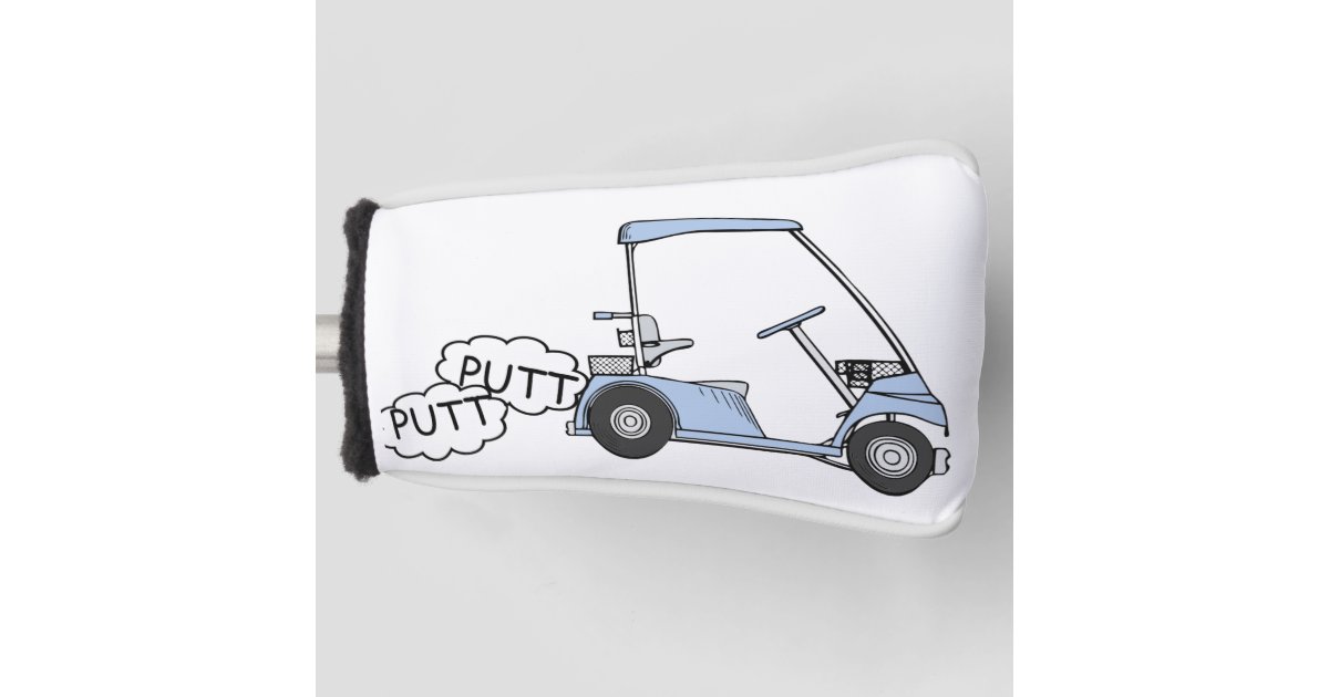 "Putt Putt" Blade Putter Cover | Zazzle