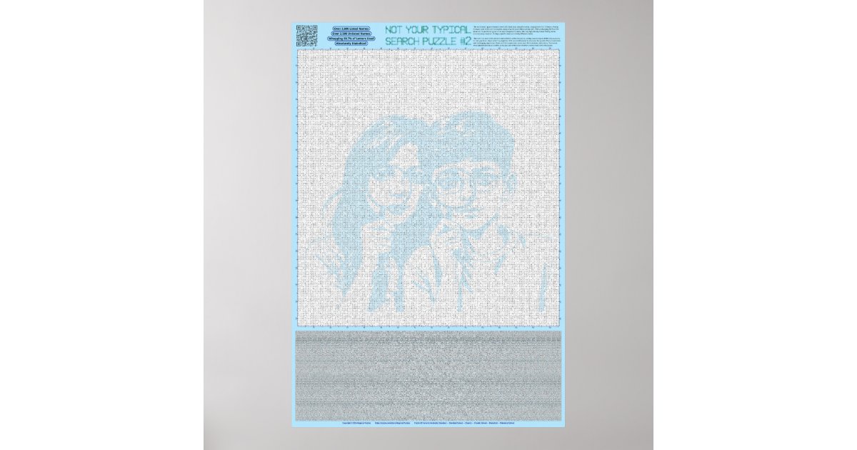 PUZZLE #2: Names - Diabolical Poster | Zazzle