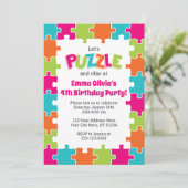 Puzzle Birthday Invitation | Puzzle Party | Zazzle