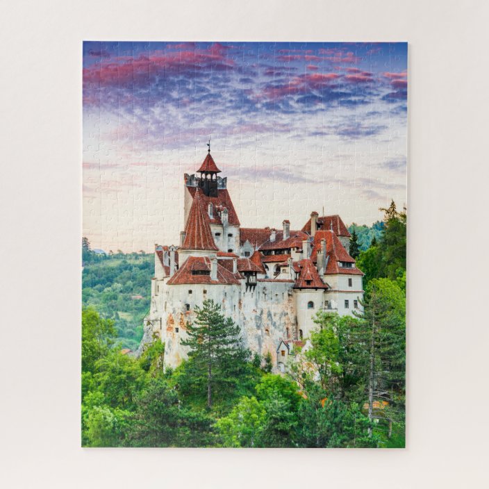 Puzzle, Bran Castle Romania Jigsaw Puzzle | Zazzle.com