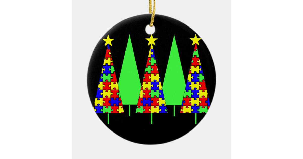 Puzzle Christmas Trees Autism Awareness Ceramic Ornament Zazzle puzzle-christmas-trees-autism-awareness-ceramic-ornament-zazzle