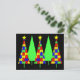 Puzzle Christmas Trees - Autism Awareness Holiday Postcard | Zazzle