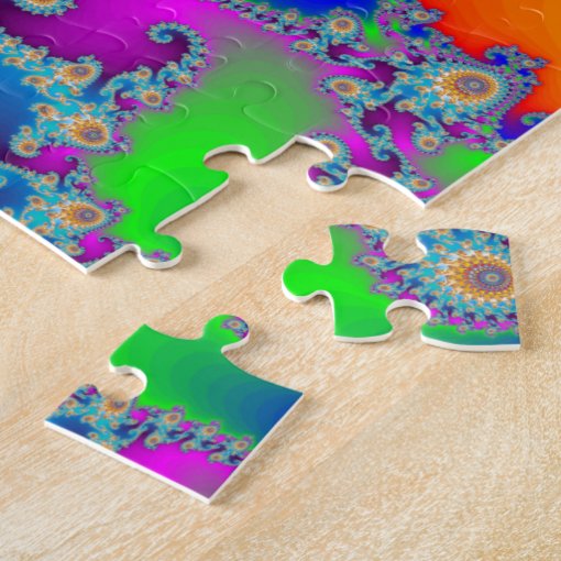 Puzzle: Complex Fractal Design Jigsaw Puzzle | Zazzle