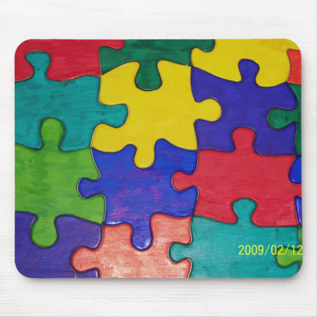 puzzle mouse pad | Zazzle