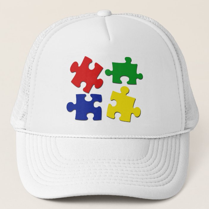 Puzzle Pieces Hat | Zazzle.com
