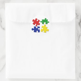 Puzzle Pieces Sticker | Zazzle