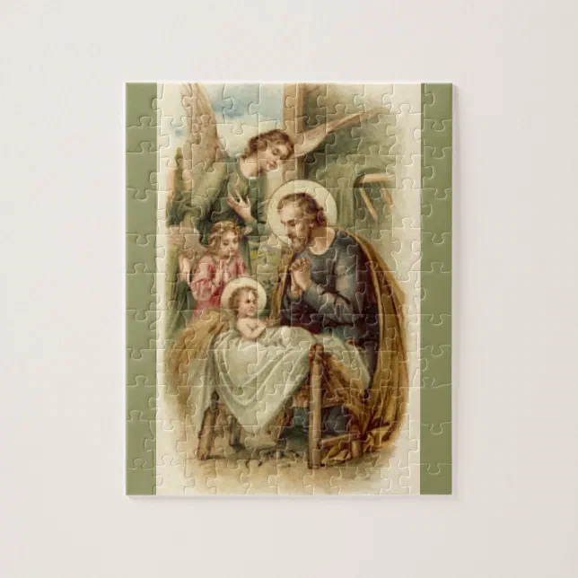 Puzzle: St. Joseph Nativity Jigsaw Puzzle | Zazzle