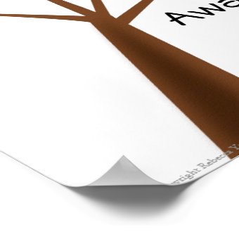 Puzzle Tree Autism Awareness Poster | Zazzle