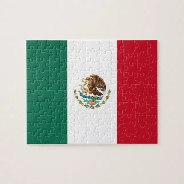 Puzzle with Flag of Mexico | Zazzle