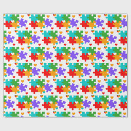 Puzzle Wrapping Paper | Zazzle