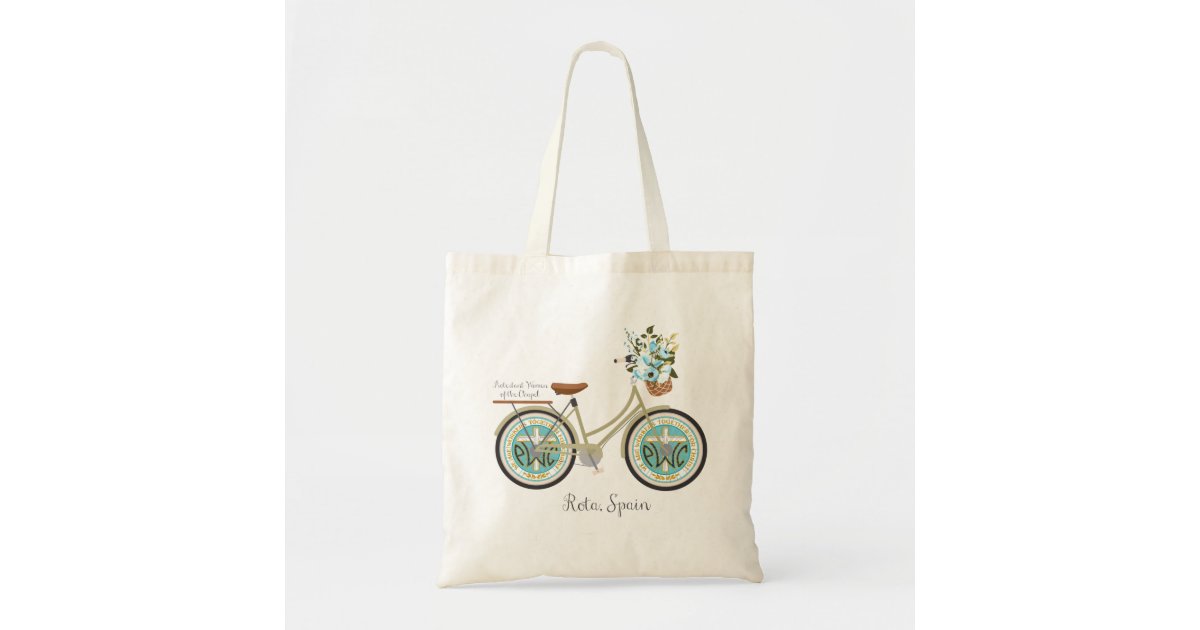 PWOC Bike Logo Tote | Zazzle