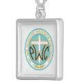 PWOC logo necklace | Zazzle