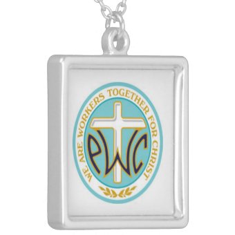 PWOC logo necklace | Zazzle