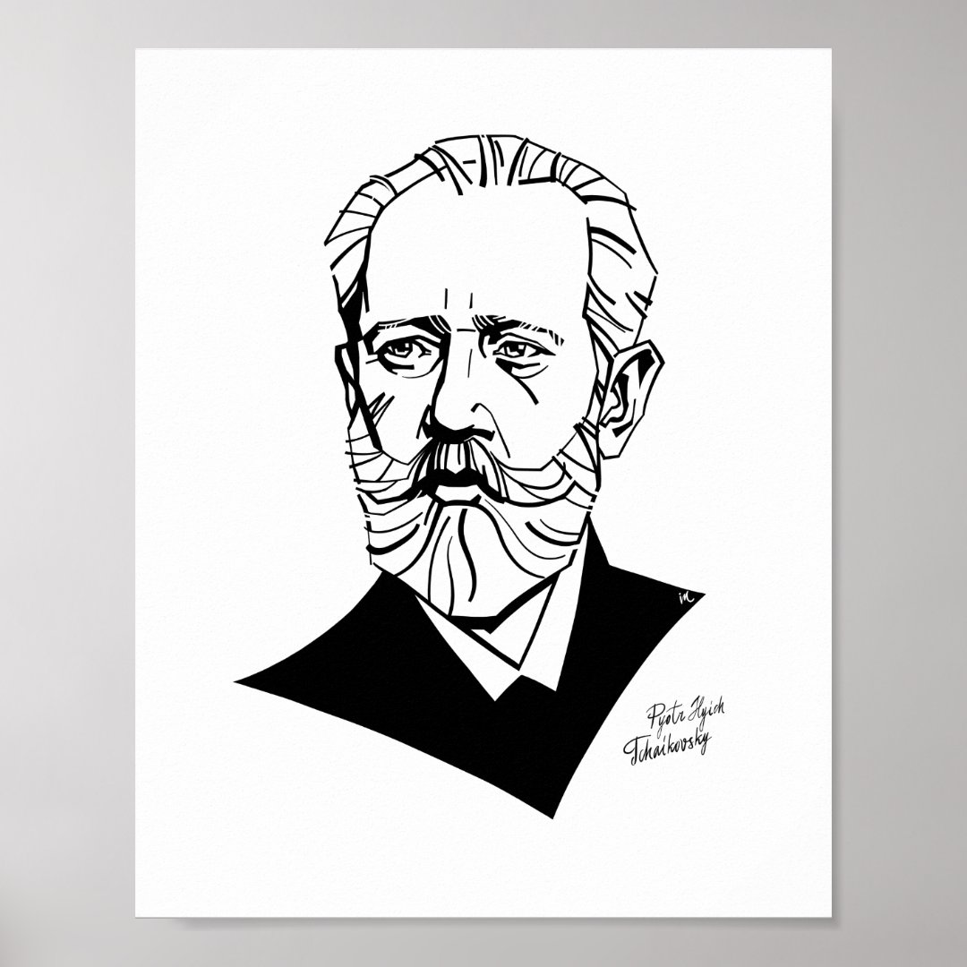 Pyotr Tchaikovsky Poster | Zazzle
