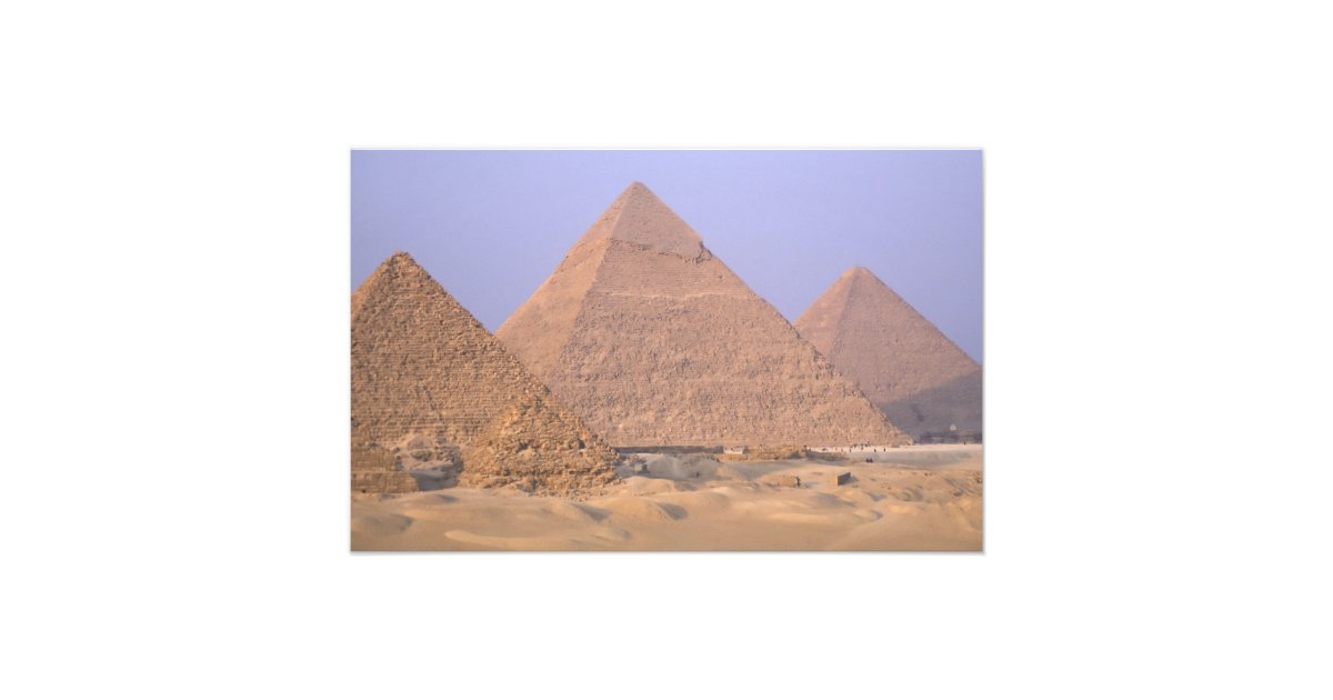 Pyramid of Menkaure Mycerinus), Pyramid of Photo Print | Zazzle