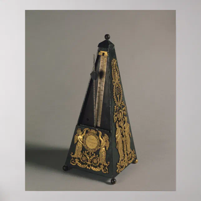 Pyramidal metronome, 1815 poster | Zazzle