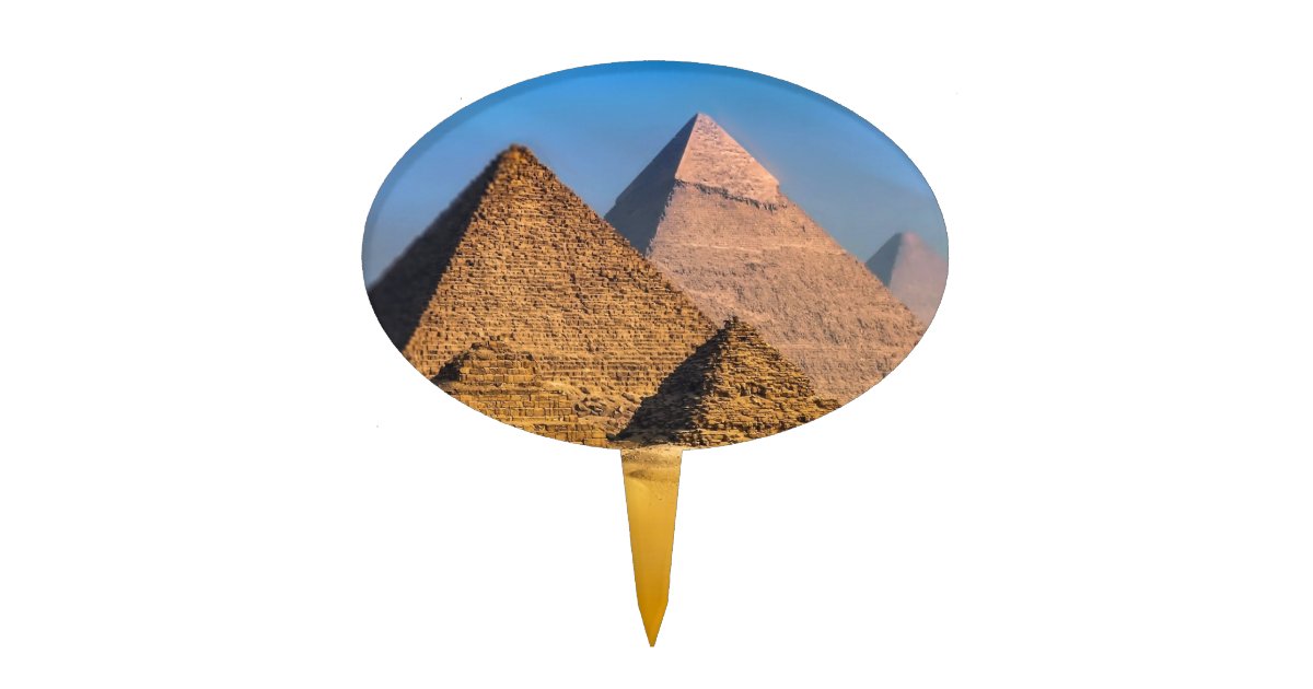 Pyramids Cake Topper | Zazzle