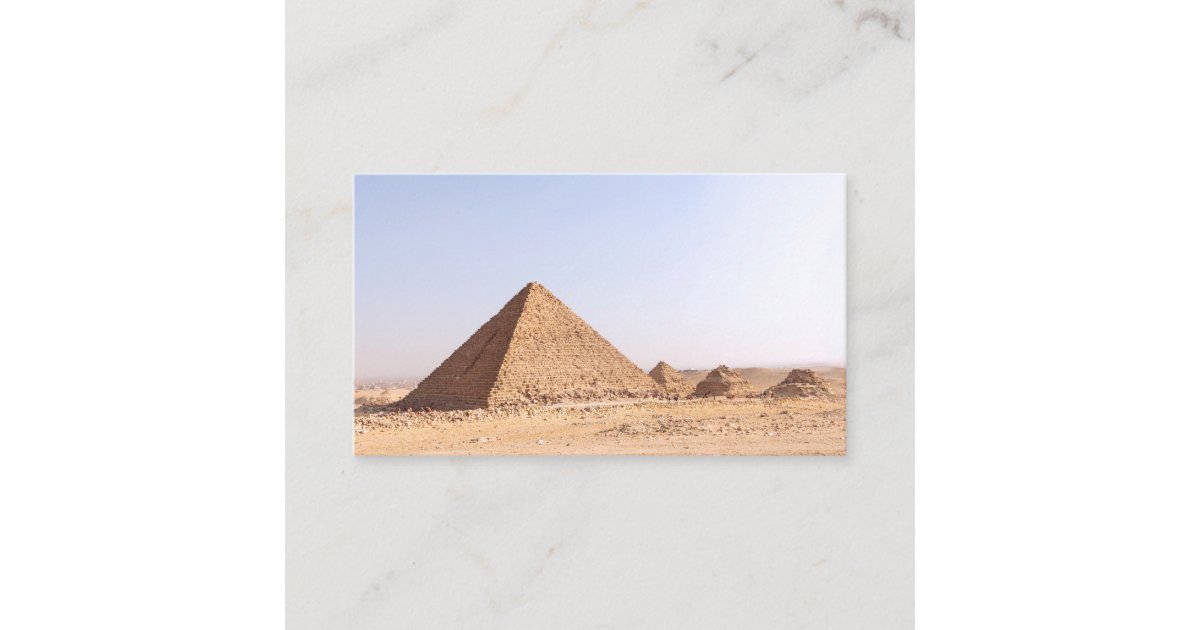 Pyramids of Egypt Enclosure Card | Zazzle