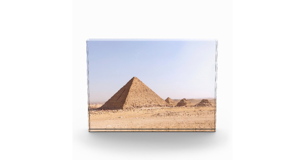 Pyramids of Egypt Photo Block | Zazzle