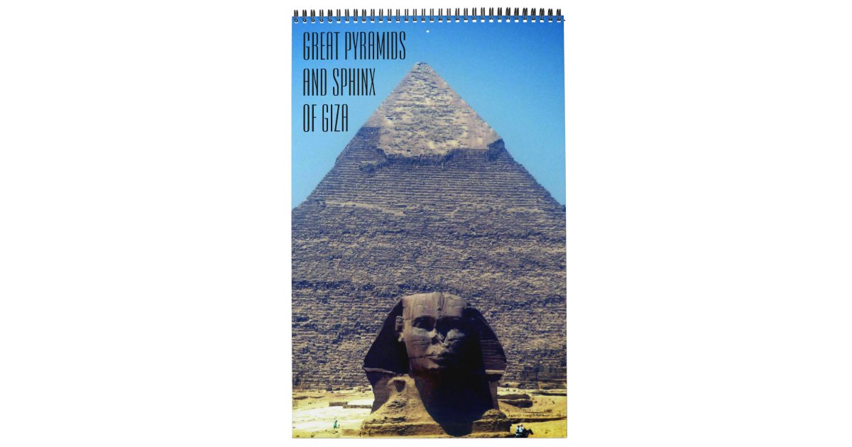 pyramids of giza calendar | Zazzle