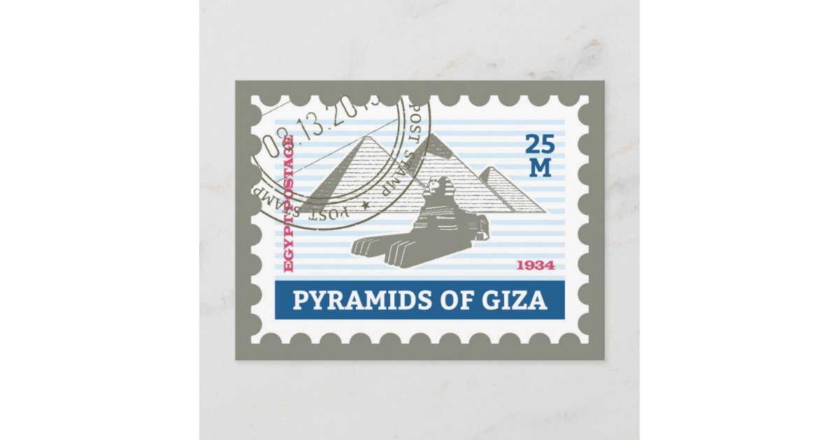 Pyramids of Giza Postcard | Zazzle